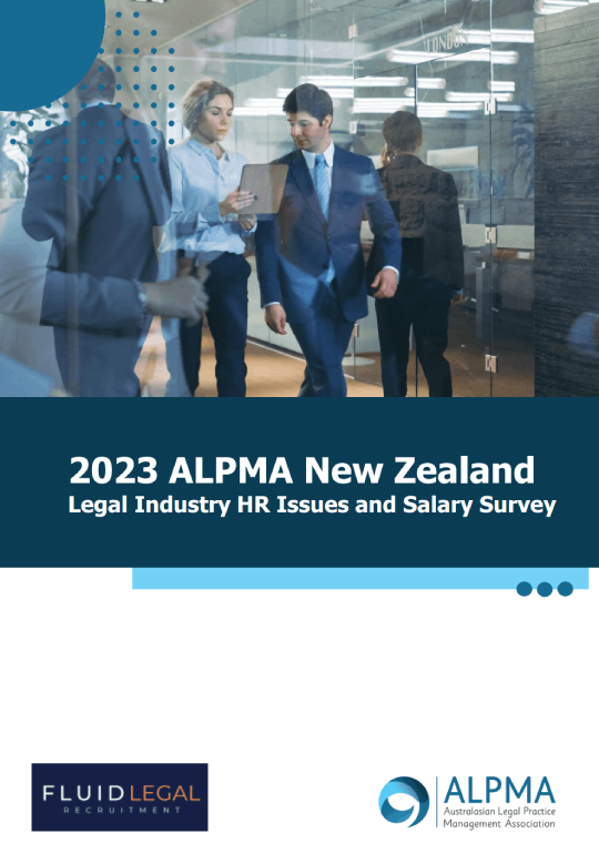 2023 ALPMA/Fluid Legal Recruitment NZ HR Issues & Salary Survey - ALPMA