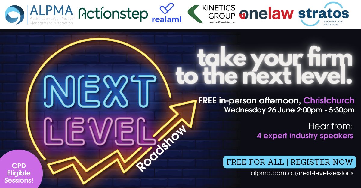 NZ Christchurch Next Level Session - ALPMA