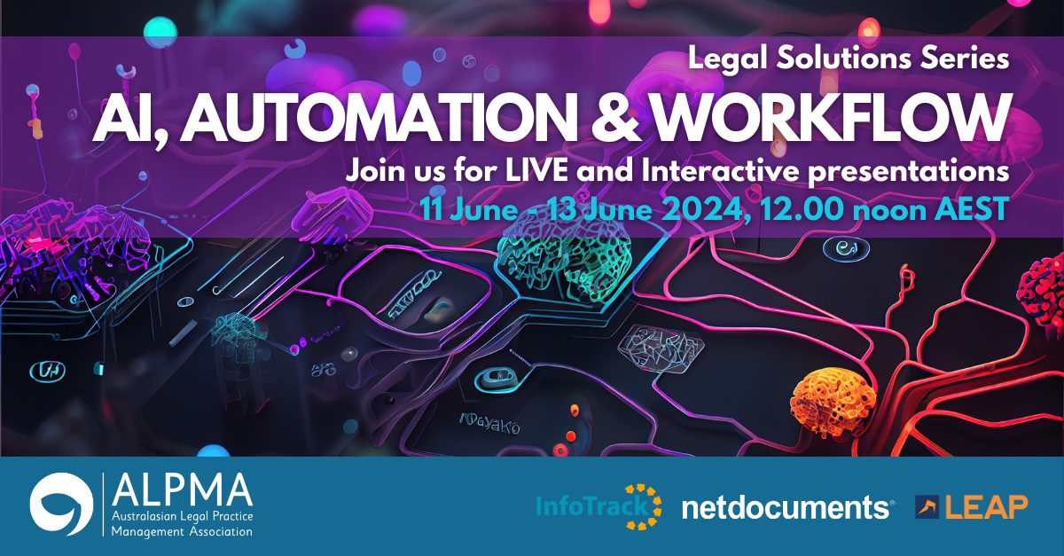 ALPMA Legal Solutions Series | AI, Automation & Workflow - ALPMA