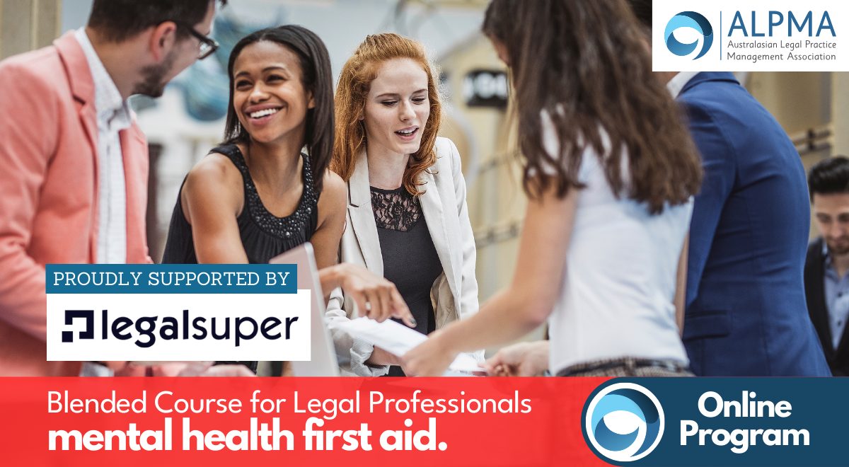 Mental Health First Aid Program – Online May 2025 - SOLD OUT - ALPMA