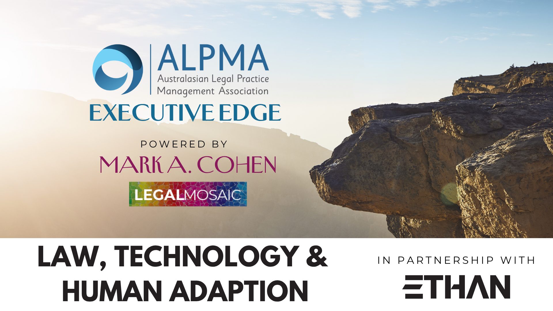 Executive Edge | Law, Technology & Human Adaption - ALPMA