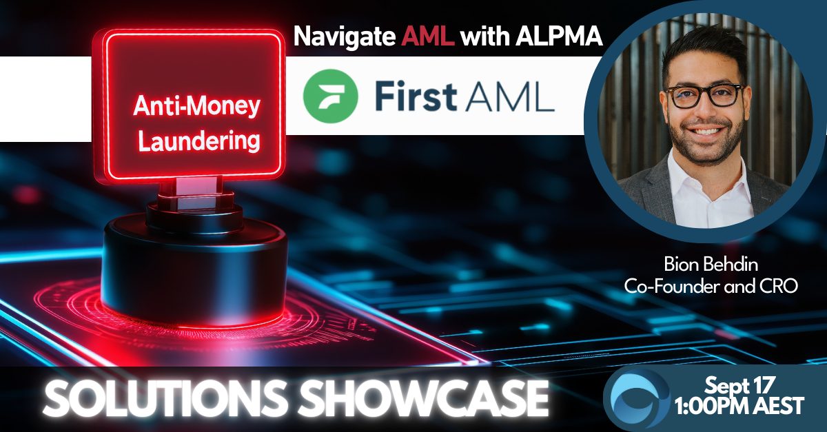 AML Solutions Showcase FirstAML - ALPMA