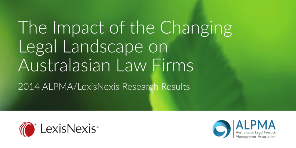 2014 ALPMA/LexisNexis Australasian Changing Legal Landscape - ALPMA